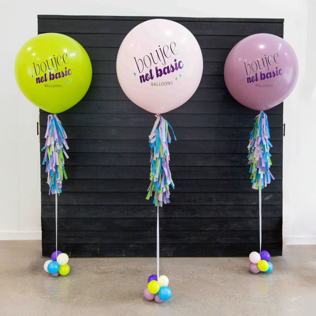Custom Jumbo Balloon | Boujee Not Basic Balloons